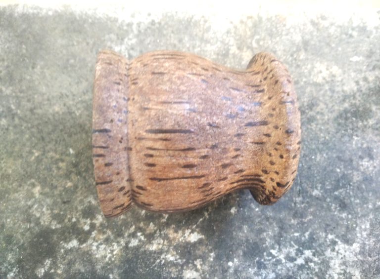 Kithul Wooden Mortar pestle fishtail palm (Caryota Urens) | Upcountry ...