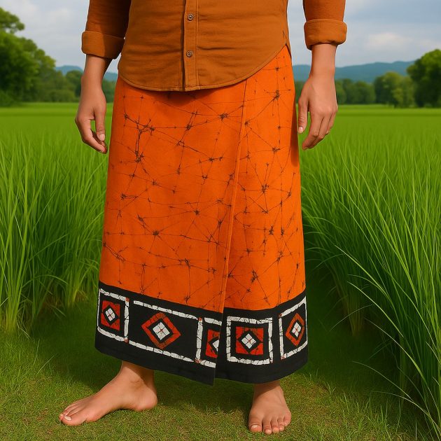 Handmade Sri Lankan Batik Sarong – 100% Cotton Unisex Lungi | Beachwear ...